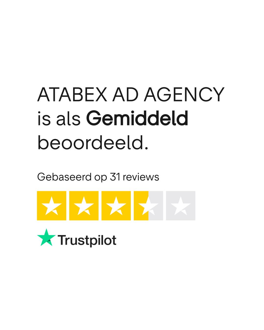 ATABEX AD AGENCY reviews | Bekijk consumentenreviews over atabex.agency