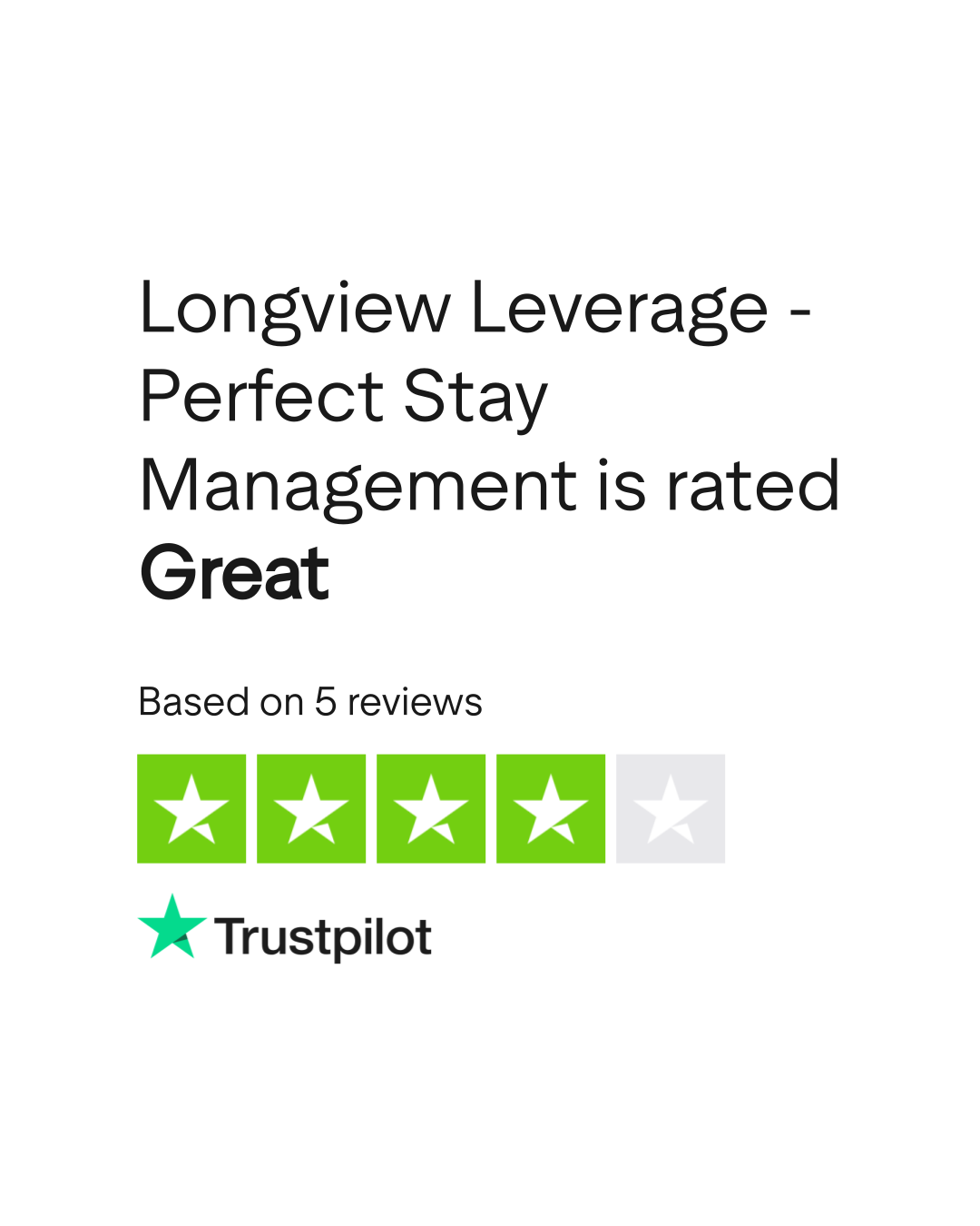 Longview Leverage - Perfect Stay Management Reviews | Read Customer ...