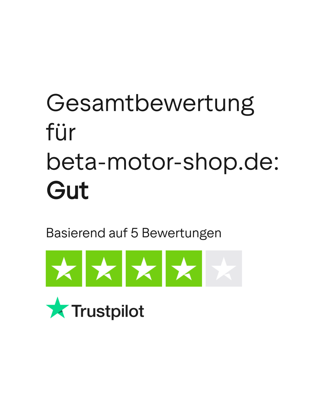 Bewertungen zu beta-motor-shop.de | Lesen Sie Kundenbewertungen zu beta ...