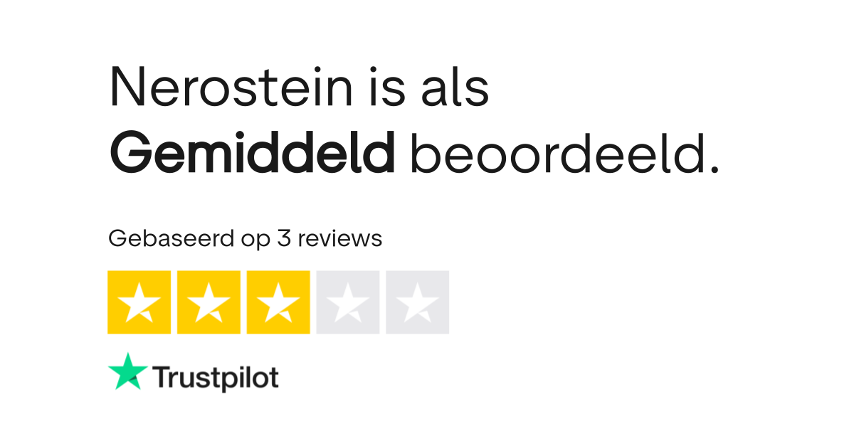 Nerostein reviews | Bekijk consumentenreviews over nerostein.nl