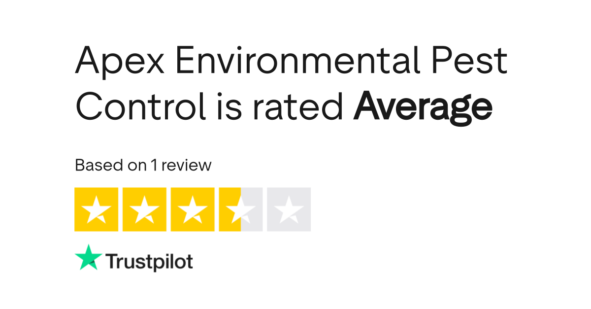 Apex Environmental Pest Control Reviews | Read Customer Service Reviews of apexenv.ca