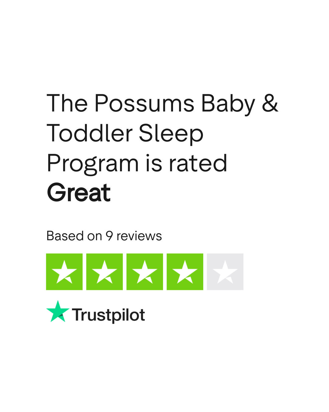 The Possums Baby & Toddler Sleep Program Reviews | Read Customer ...