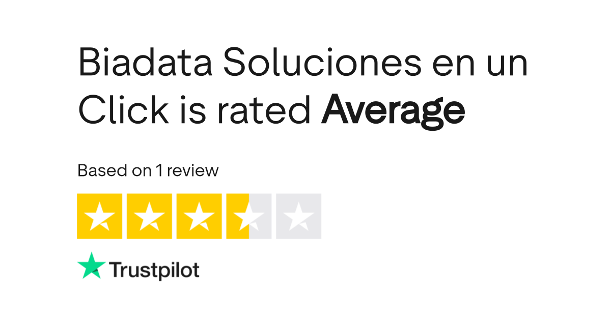 Biadata Soluciones en un Click Reviews | Read Customer Service Reviews ...