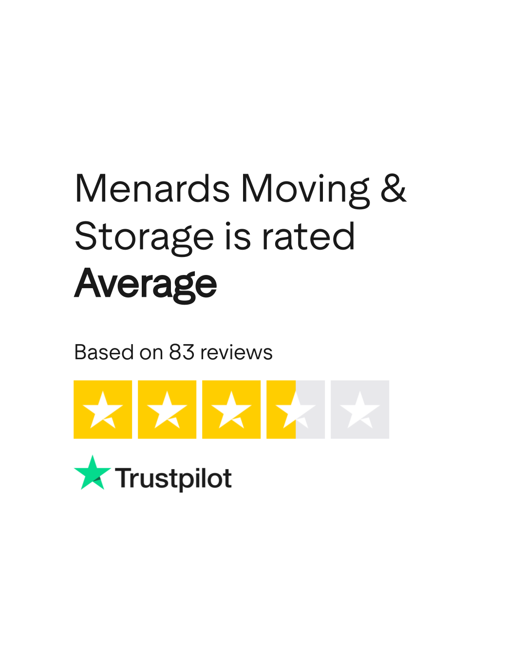 Menards Moving & Storage Reviews | Read Customer Service Reviews of ...