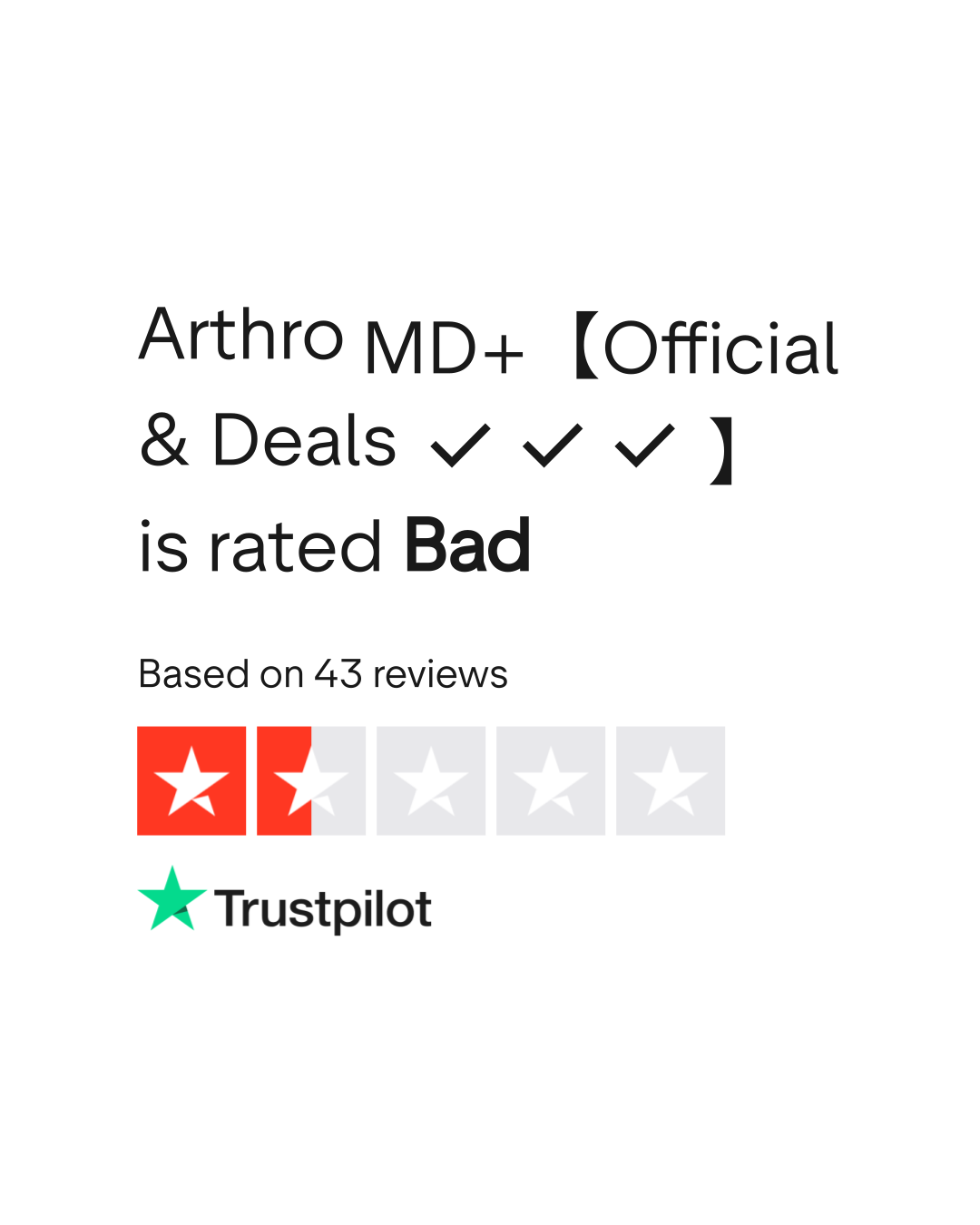 Arthro MD+【Official & Deals ️ ️ ️ 】 Reviews | Read Customer Service ...