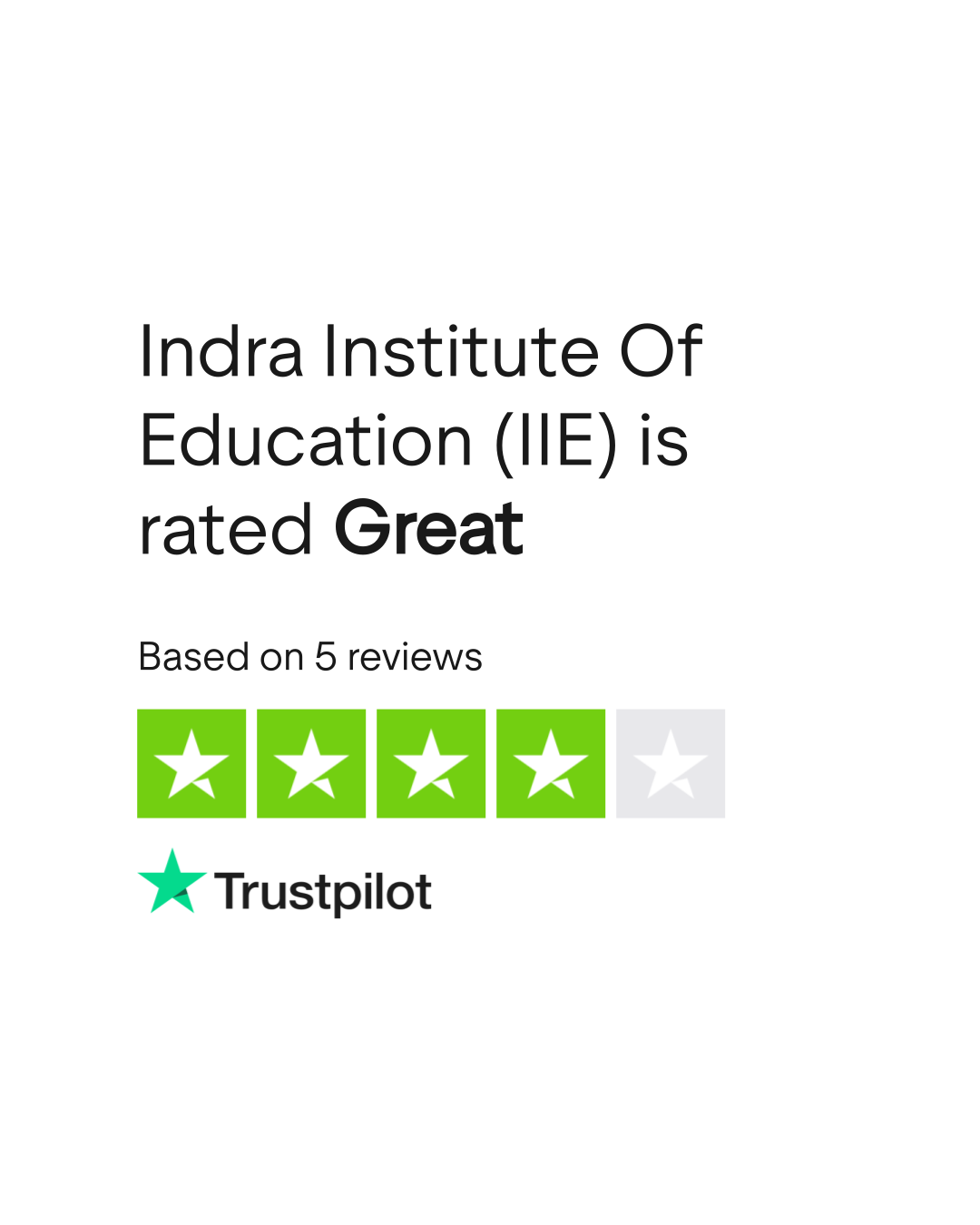 Indra Institute Of Education (IIE) Reviews | Read Customer Service ...