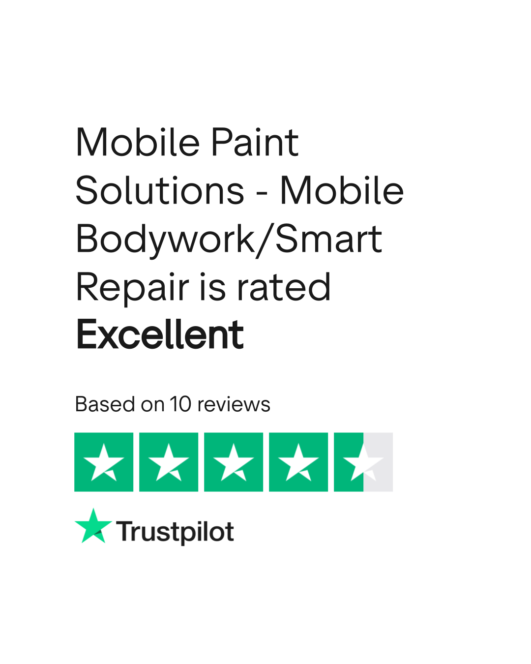 Mobile Paint Solutions - Mobile Bodywork/Smart Repair Reviews | Read Customer Service Reviews of ...
