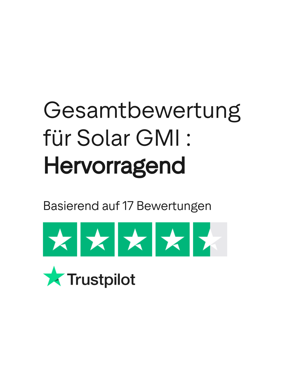 Bewertungen zu Solar GMI | Lesen Sie Kundenbewertungen zu solar-gmi.com