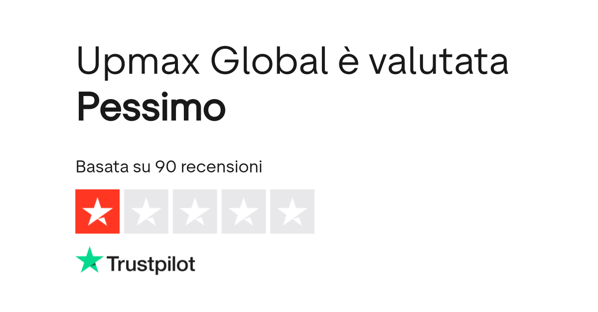 Upmax Global | Leggi le recensioni dei servizi di upmax-global.com