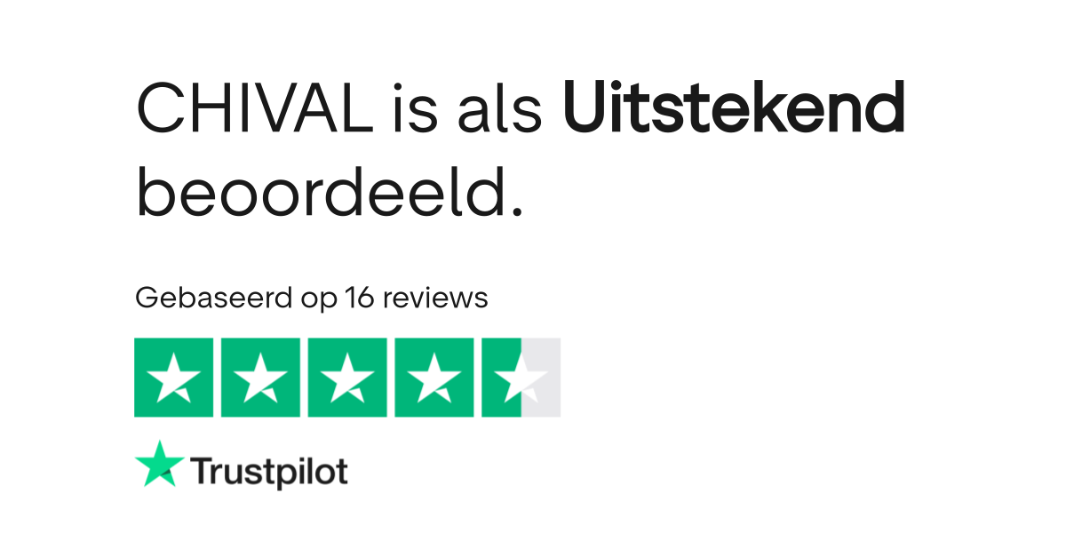 CHIVAL reviews | Bekijk consumentenreviews over chival.nl