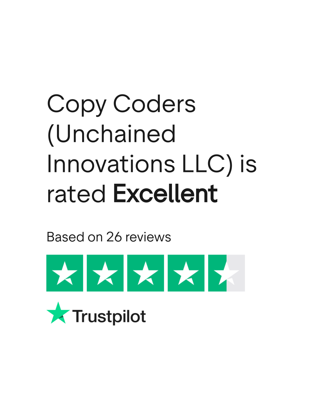Copy Coders (Unchained Innovations LLC) Reviews | Read Customer Service ...