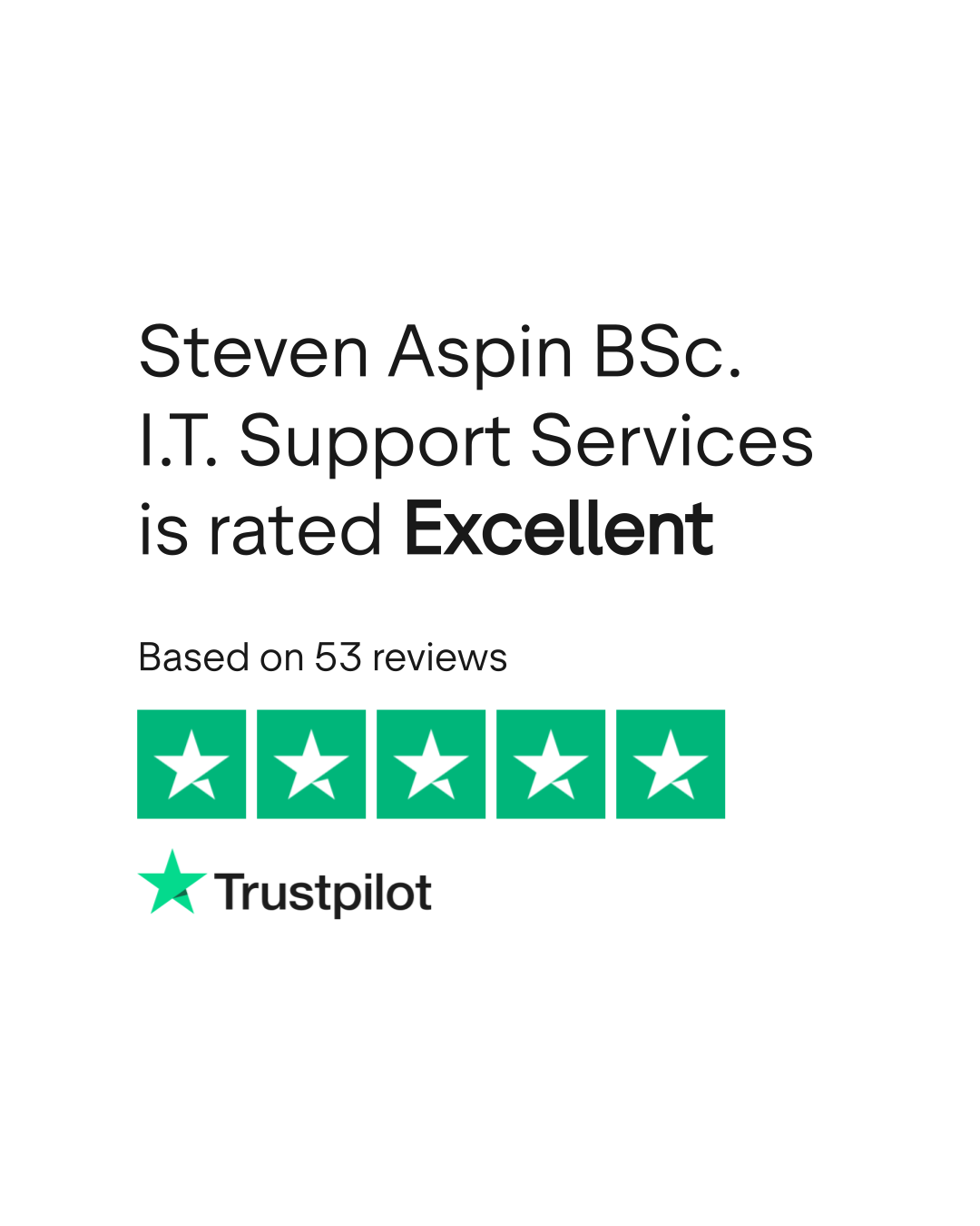 Steven Aspin BSc. I.T. Support Services Reviews | Read Customer Service ...