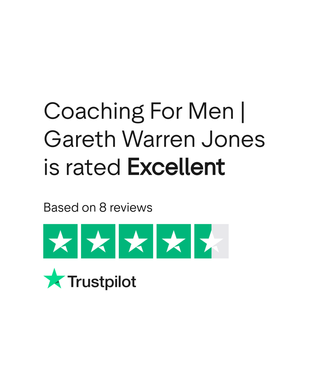 Coaching For Men | Gareth Warren Jones Reviews | Read Customer Service ...
