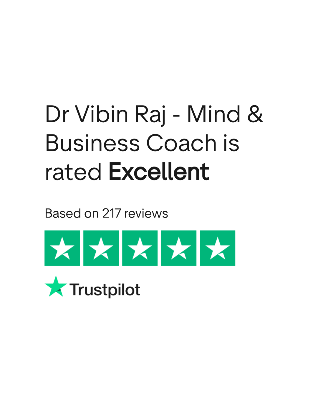 Dr Vibin Raj - Mind & Business Coach Reviews | Read Customer Service ...