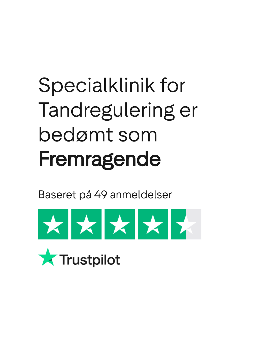 Anmeldelser af Specialklinik for Tandregulering | Læs kundernes anmeldelser af specialklinik ...