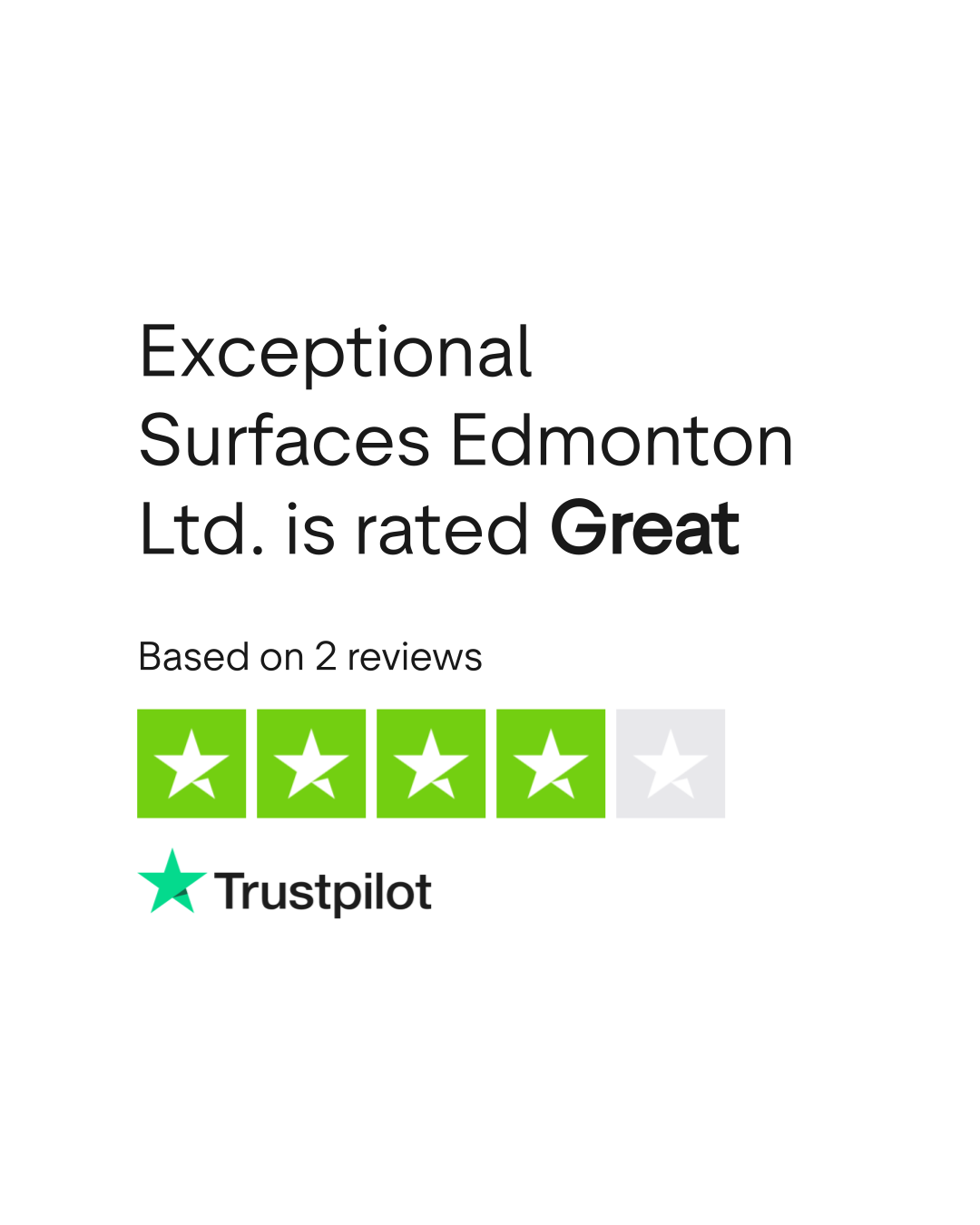 Exceptional Surfaces Edmonton Ltd. Reviews | Read Customer Service ...
