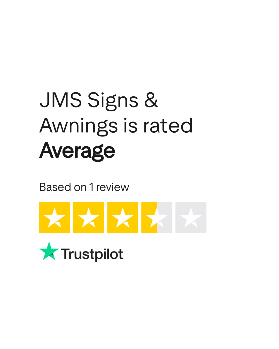 JMS Signs & Awnings Reviews | Read Customer Service Reviews of jmssigns.com
