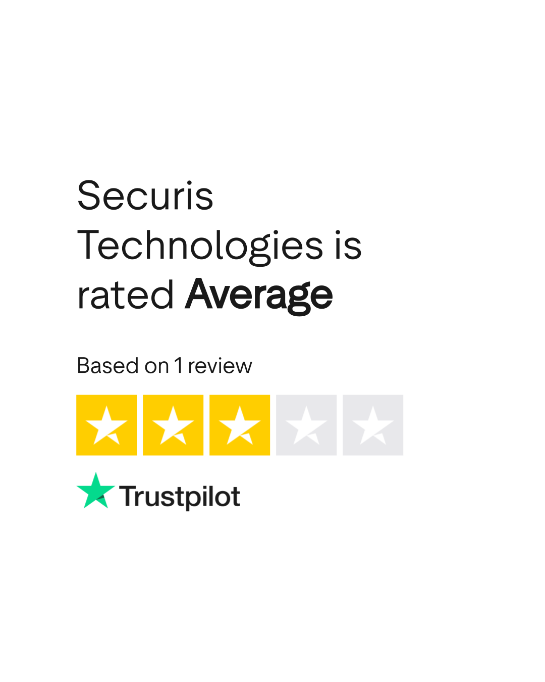 Securis Technologies Reviews | Read Customer Service Reviews of www.securis-technologies.com