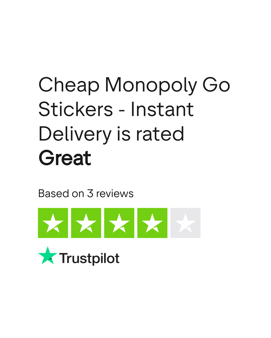 Cheap Monopoly Go Stickers - Instant Delivery Reviews | Read Customer ...