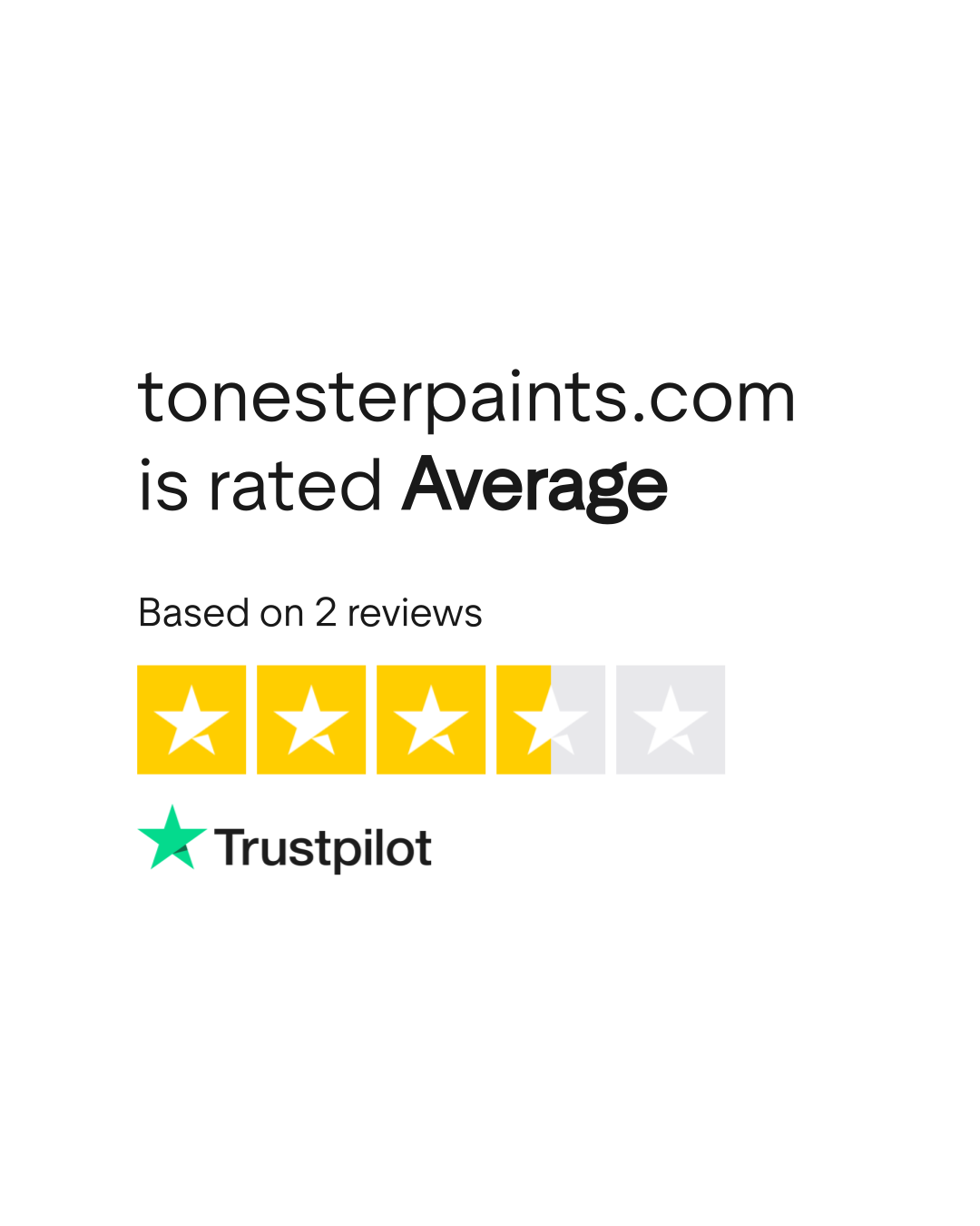 tonesterpaints.com Reviews | Read Customer Service Reviews of tonesterpaints.com