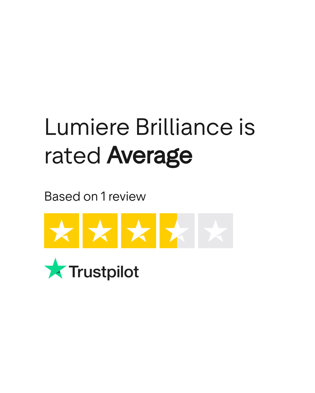 Lumiere Brilliance Reviews | Read Customer Service Reviews of lumierebrilliance.com