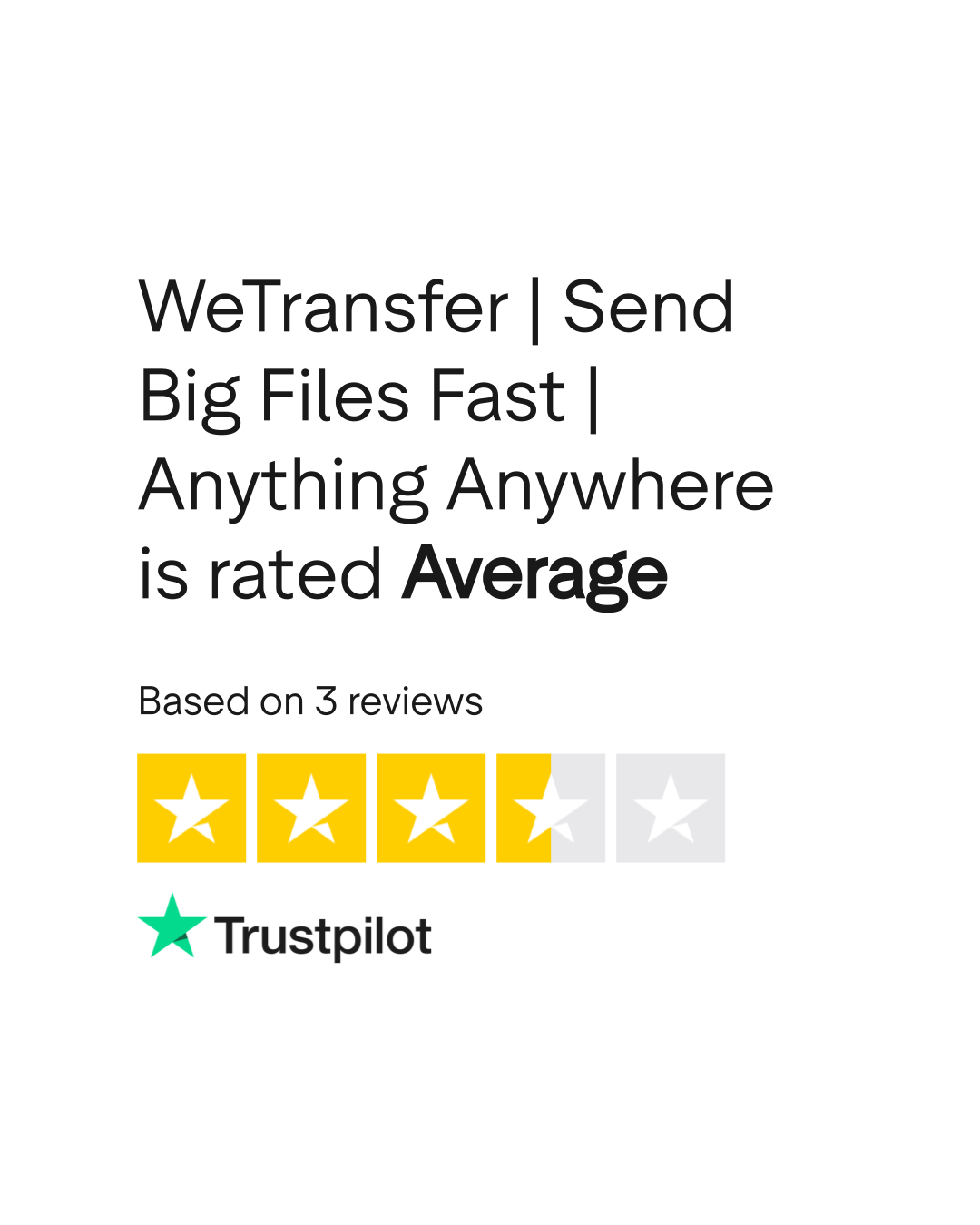 WeTransfer | Send Big Files Fast | Anything Anywhere Reviews | Read ...