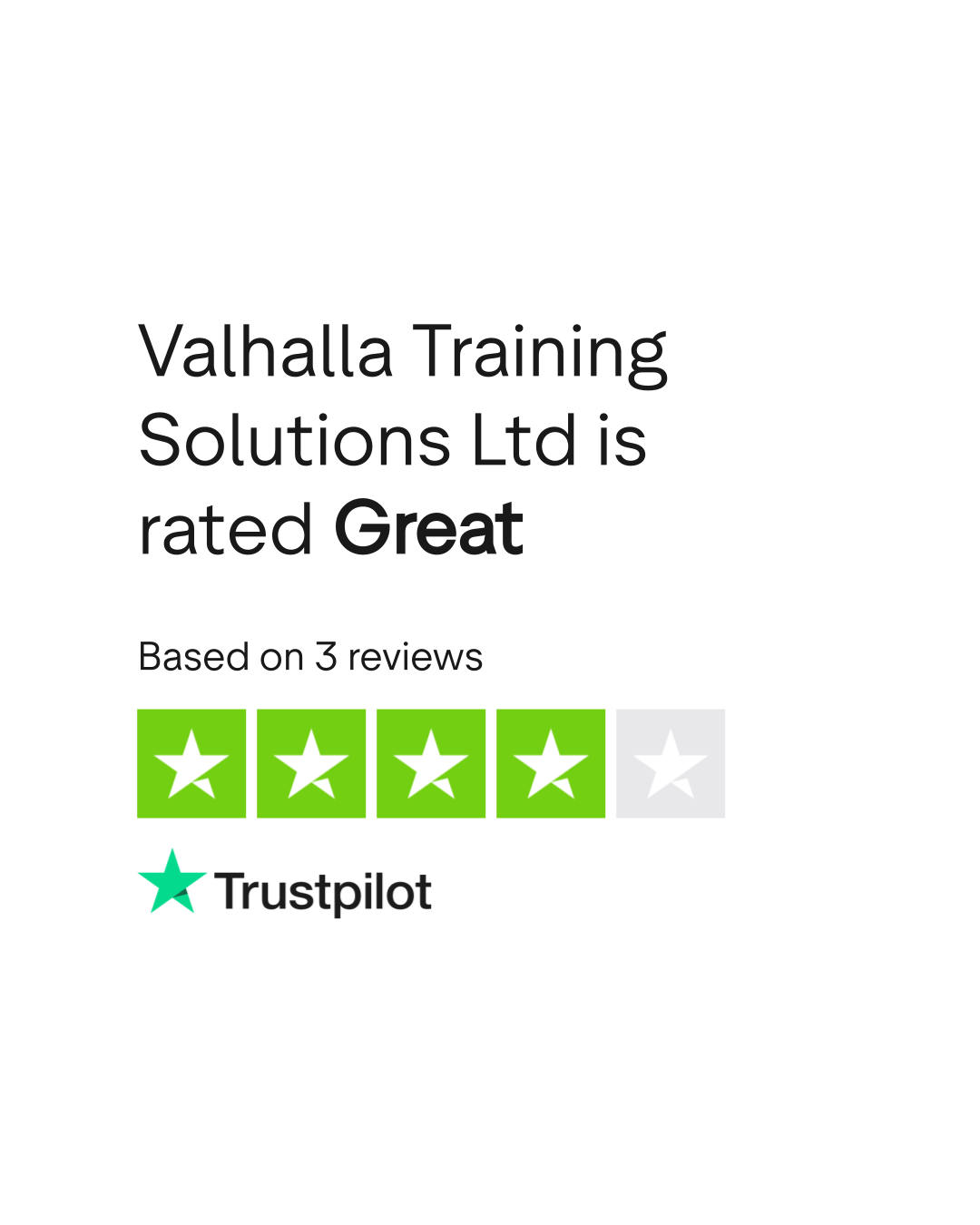 Valhalla Training Solutions Ltd Reviews | Read Customer Service Reviews ...