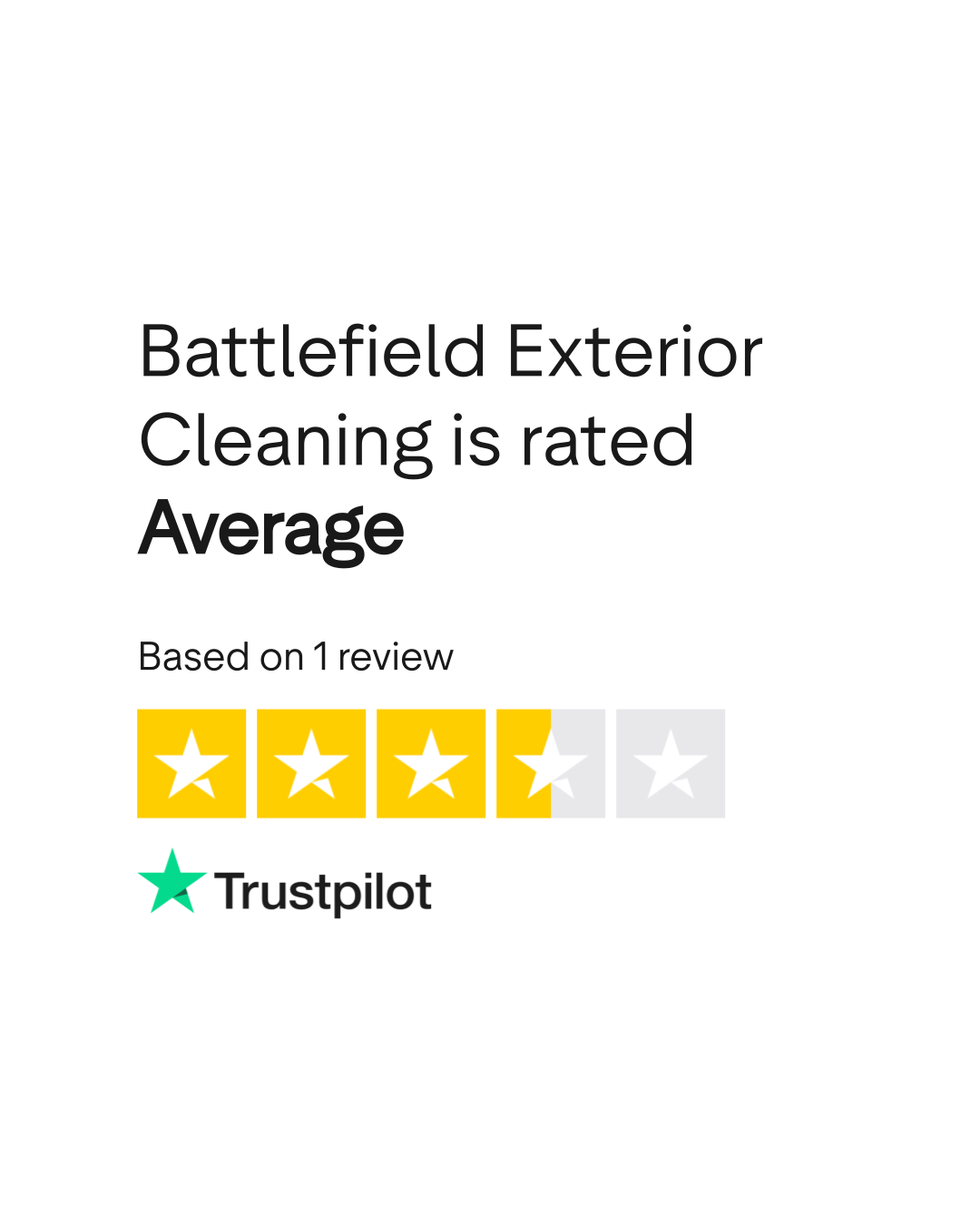 Battlefield Exterior Cleaning Reviews | Read Customer Service Reviews ...