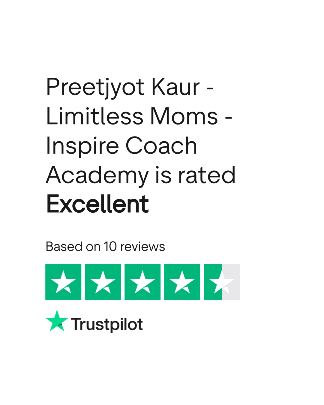 Preetjyot Kaur - Limitless Moms - Inspire Coach Academy Reviews | Read ...