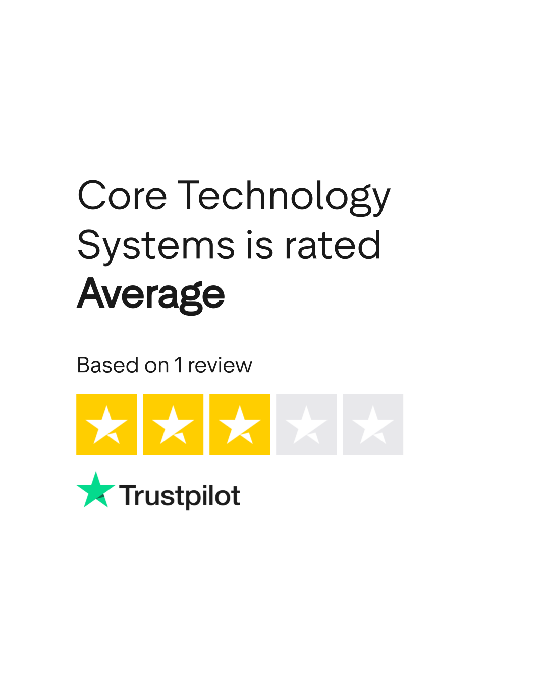 Core Technology Systems Reviews | Read Customer Service Reviews of ...