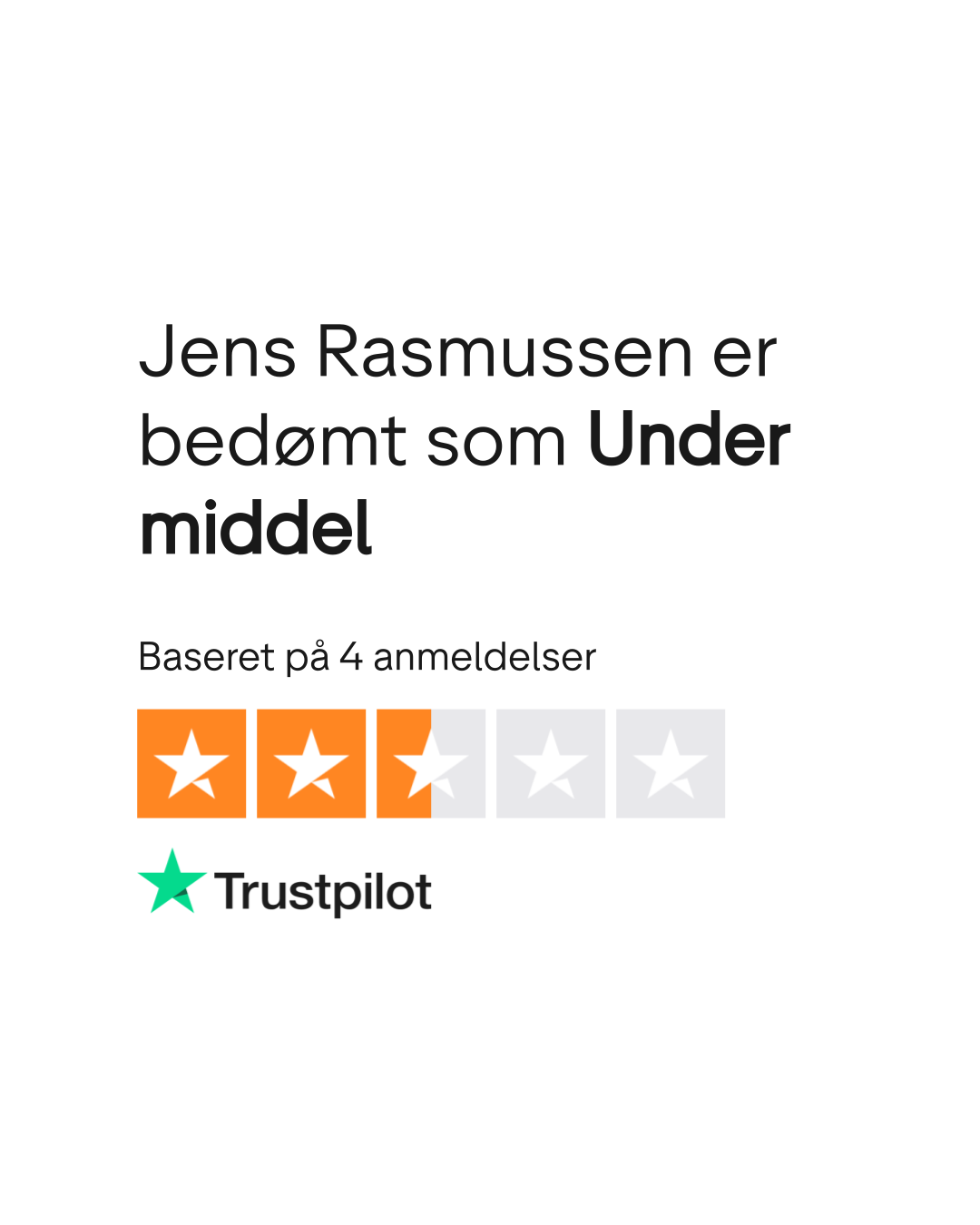 Anmeldelser af Jens Rasmussen | Læs kundernes anmeldelser af jens ...