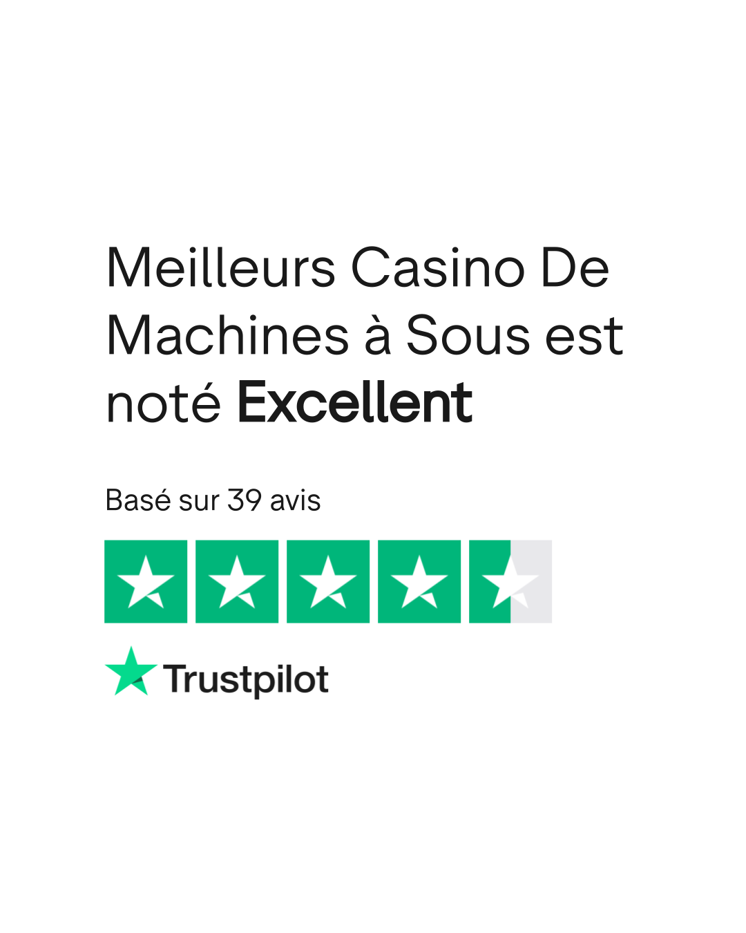 Avis de Meilleurs Casino De Machines à Sous | Lisez les avis marchands de machines-asous.com