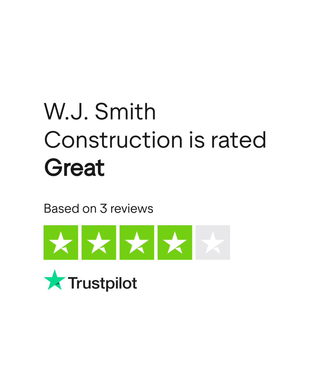 W.J. Smith Construction Reviews | Read Customer Service Reviews of wjsmithconstruction.com
