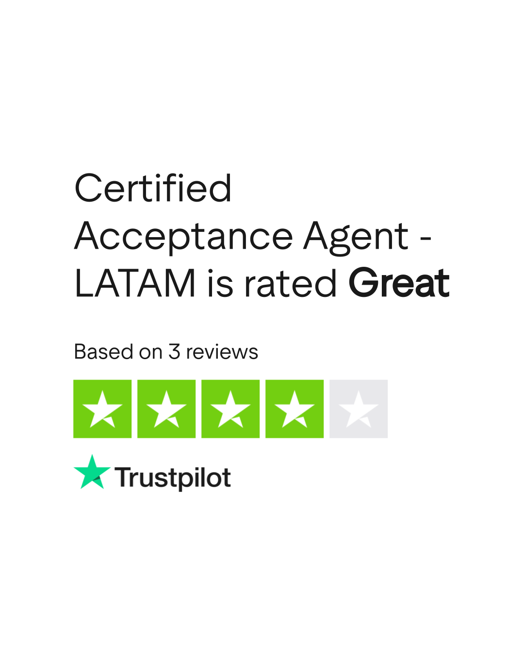 Certified Acceptance Agent - LATAM Reviews | Read Customer Service ...
