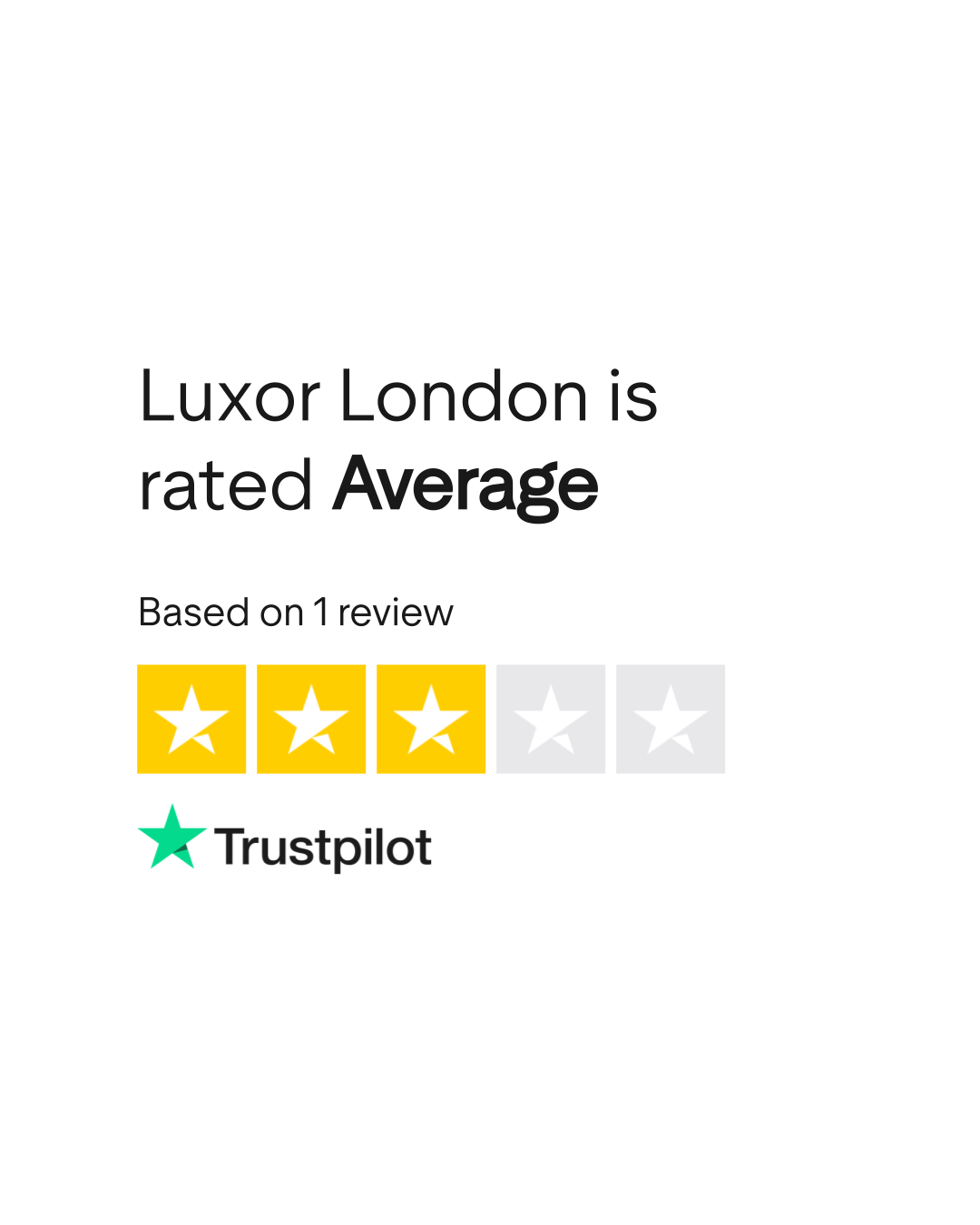 Luxor London Reviews | Read Customer Service Reviews of luxor-london.com