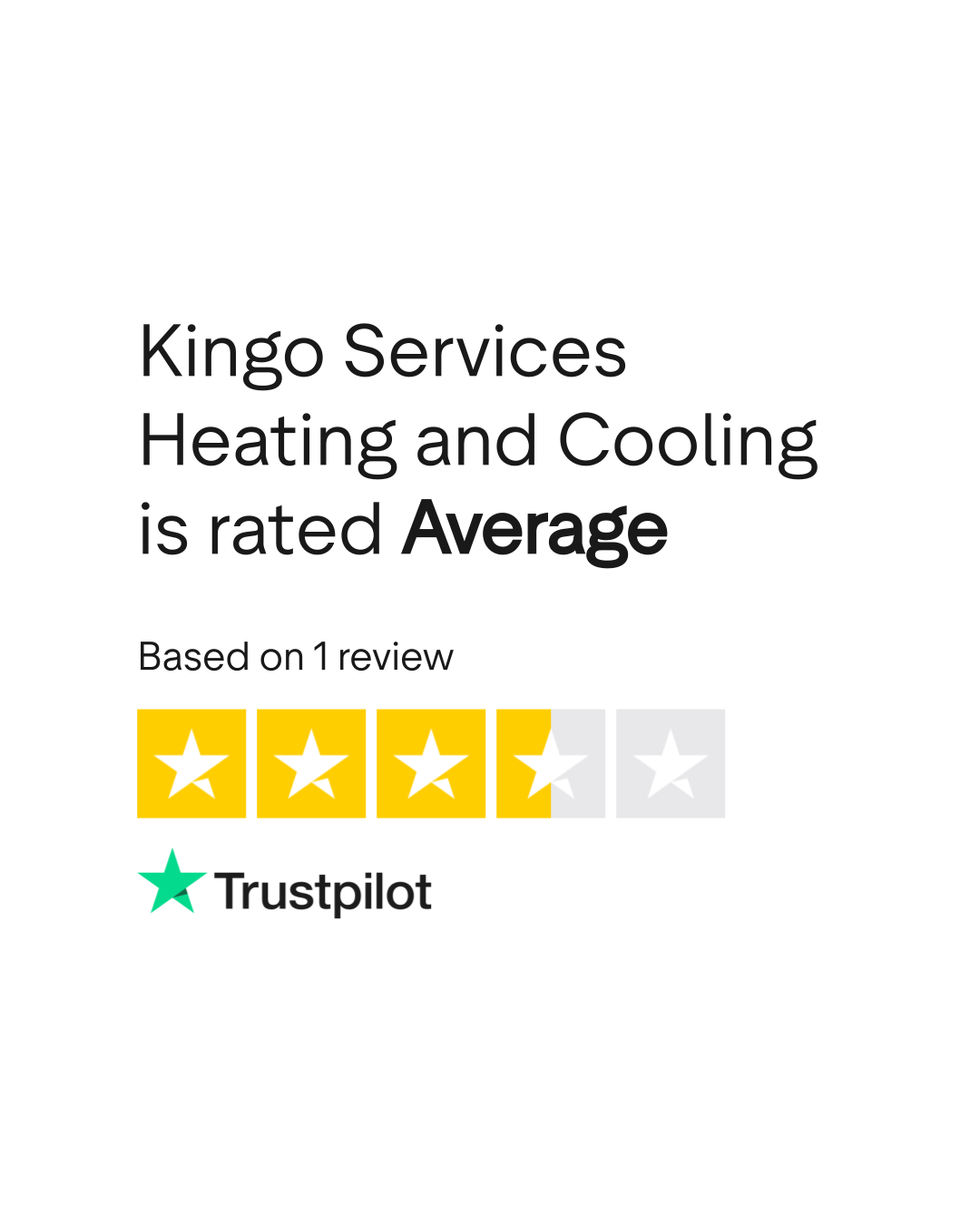 Kingo Services Heating and Cooling Reviews | Read Customer Service Reviews of mykingoservice.com