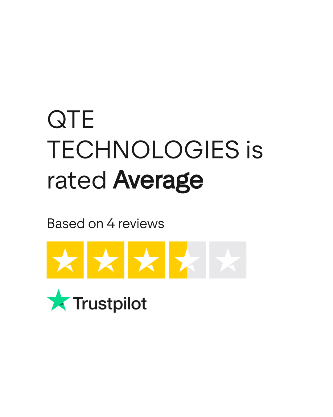 QTE TECHNOLOGIES Reviews | Read Customer Service Reviews of qtetech.com