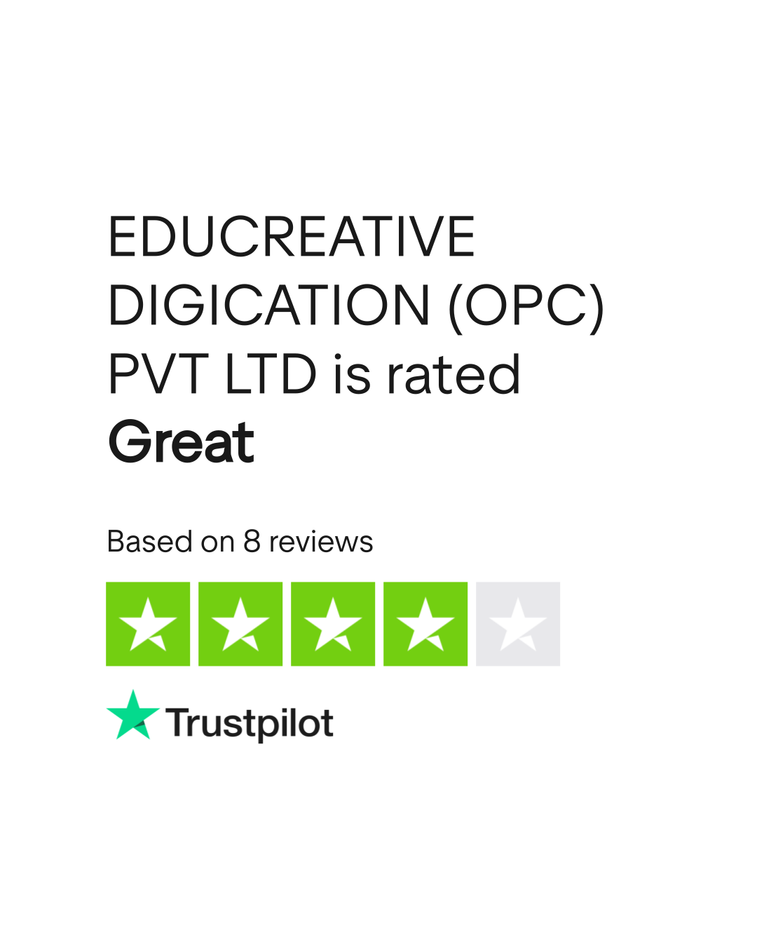EDUCREATIVE DIGICATION (OPC) PVT LTD Reviews | Read Customer Service Reviews of ...