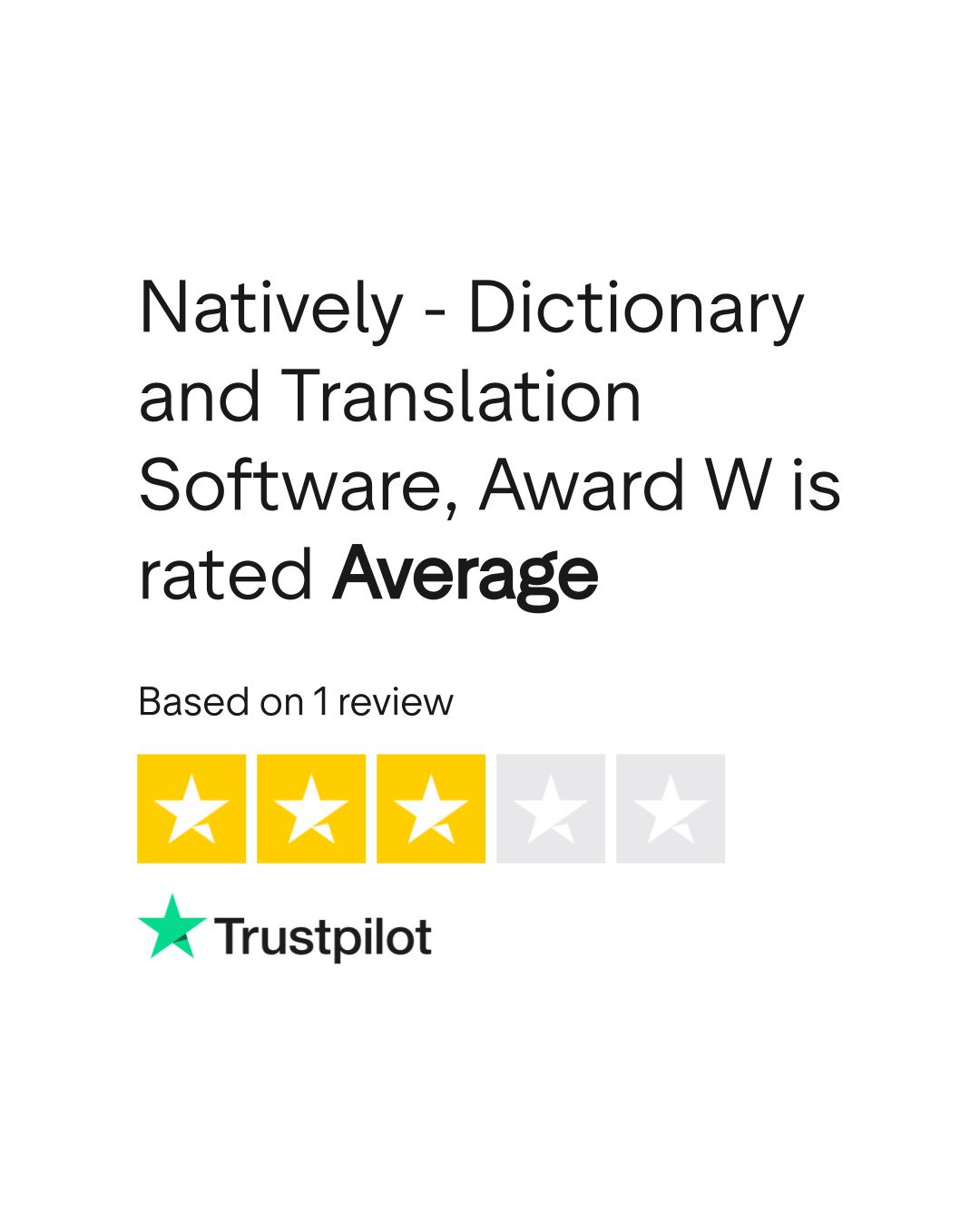 Natively - Dictionary and Translation Software, Award W Reviews | Read ...