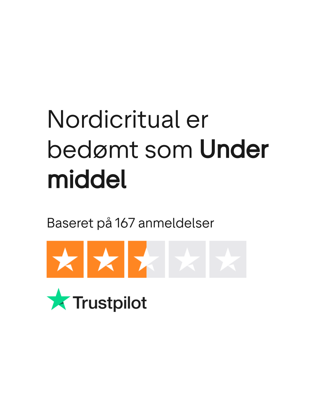 Anmeldelser af Nordicritual | Læs kundernes anmeldelser af nordicritual.dk