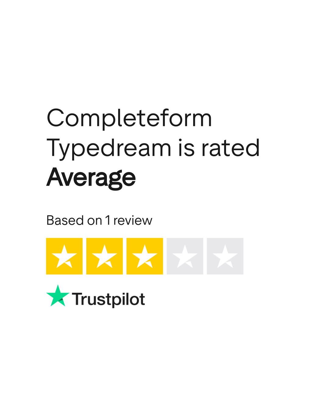 Completeform Typedream Reviews | Read Customer Service Reviews of completeform.typedream.app