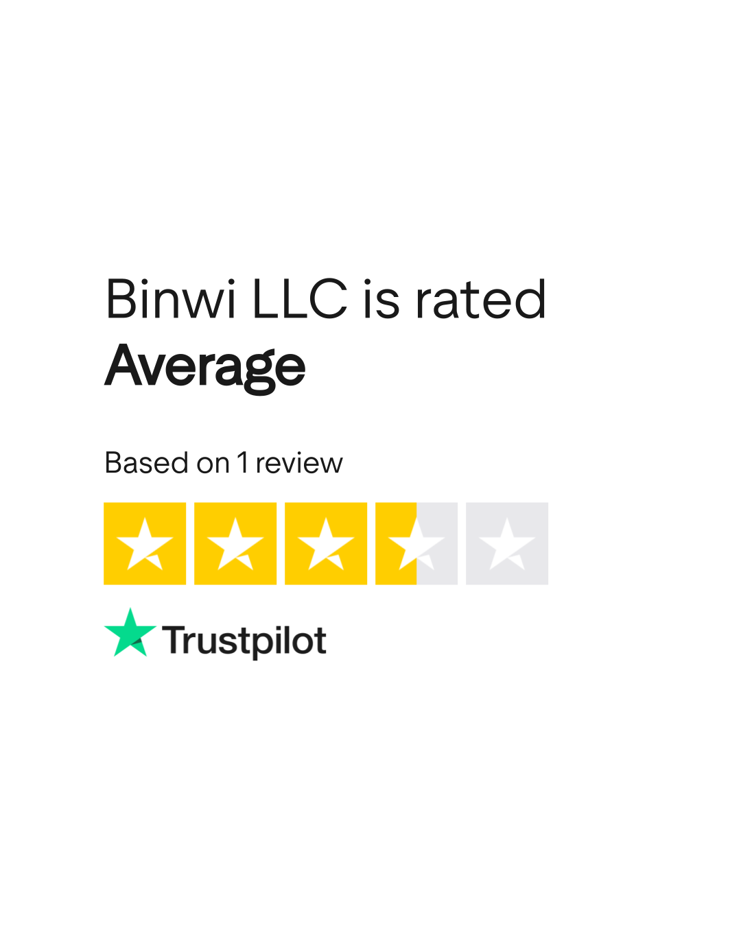Binwi LLC Reviews | Read Customer Service Reviews of binwi.com