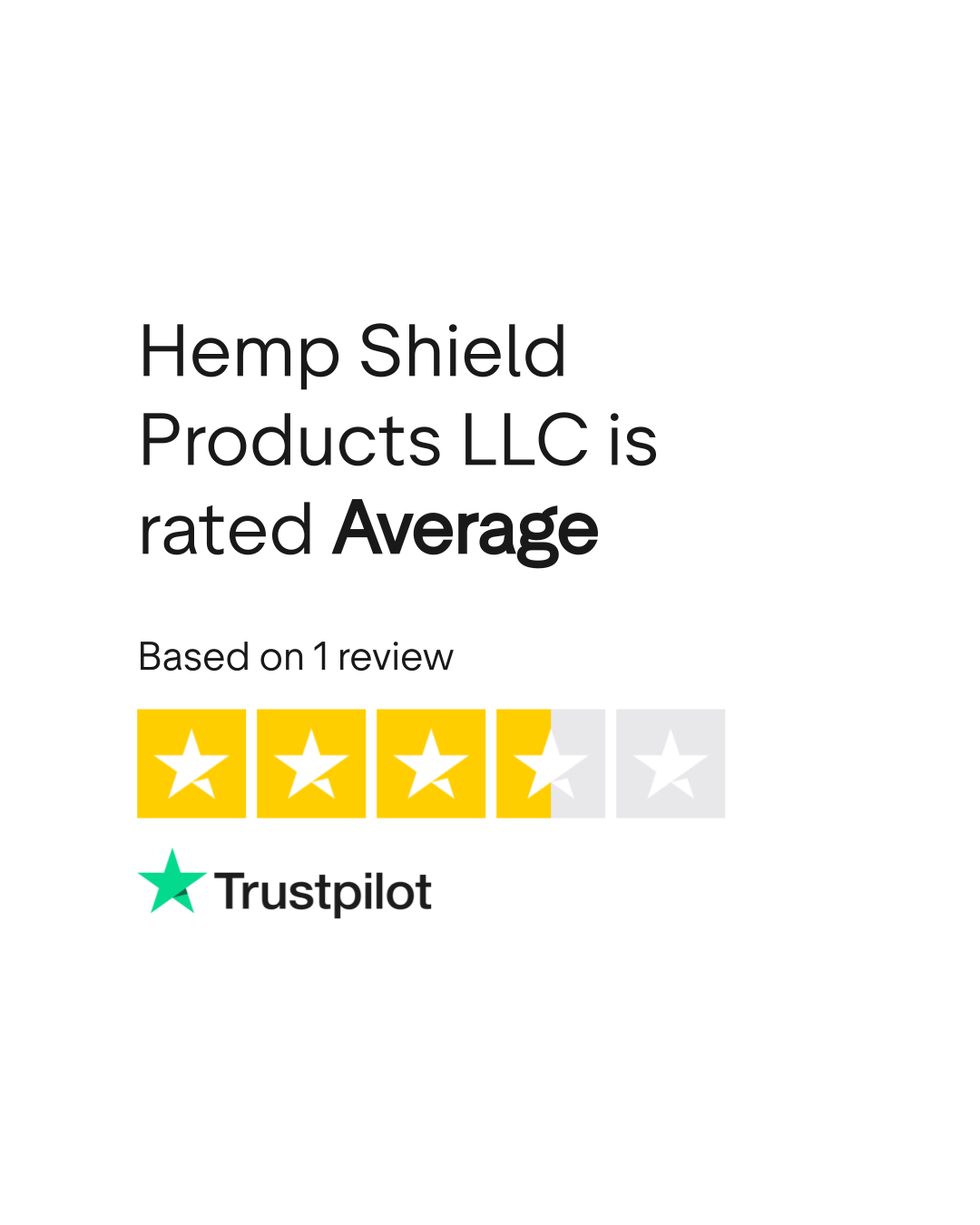 Hemp Shield Products LLC Reviews | Read Customer Service Reviews of ...
