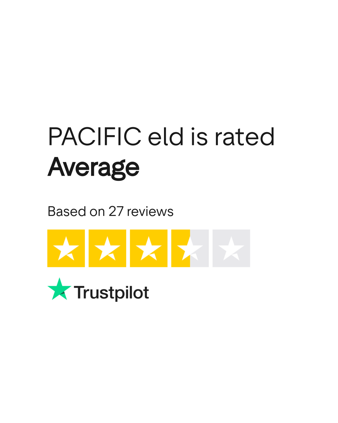 PACIFIC eld Reviews | Read Customer Service Reviews of pacificeld.com