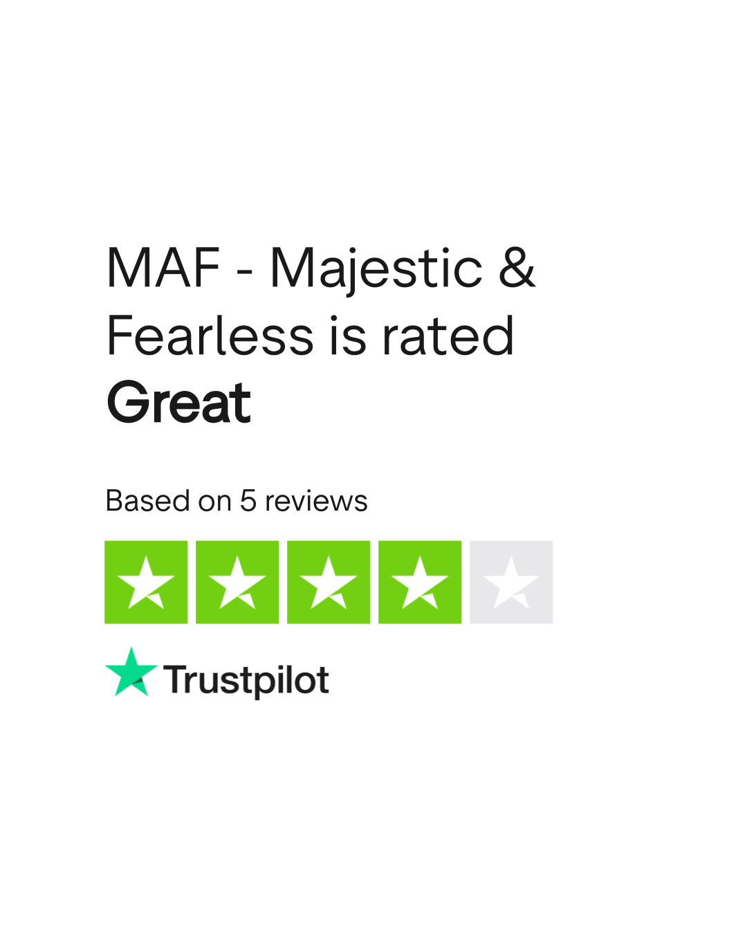 MAF - Majestic & Fearless Reviews | Read Customer Service Reviews of ...