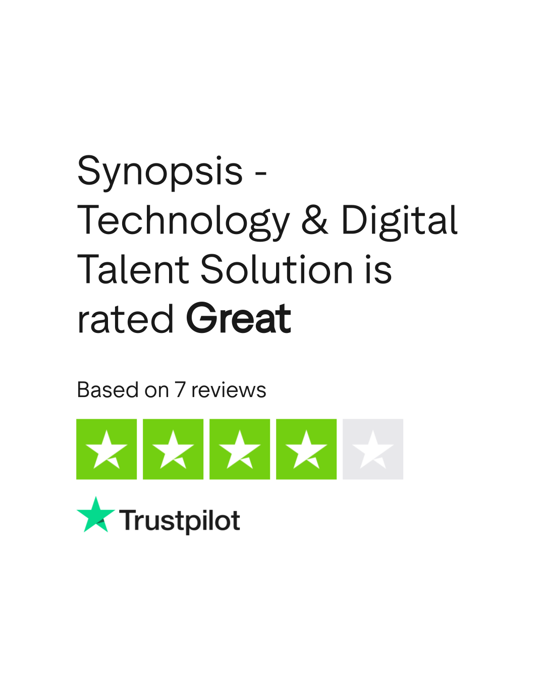 Synopsis - Technology & Digital Talent Solution Reviews | Read Customer ...