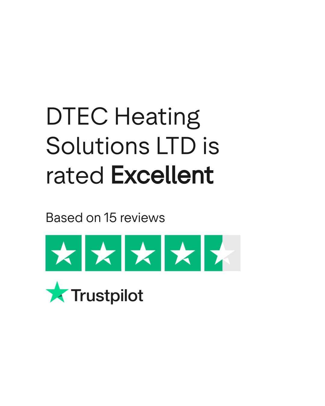 DTEC Heating Solutions LTD Reviews | Read Customer Service Reviews of dtec-heating.co.uk