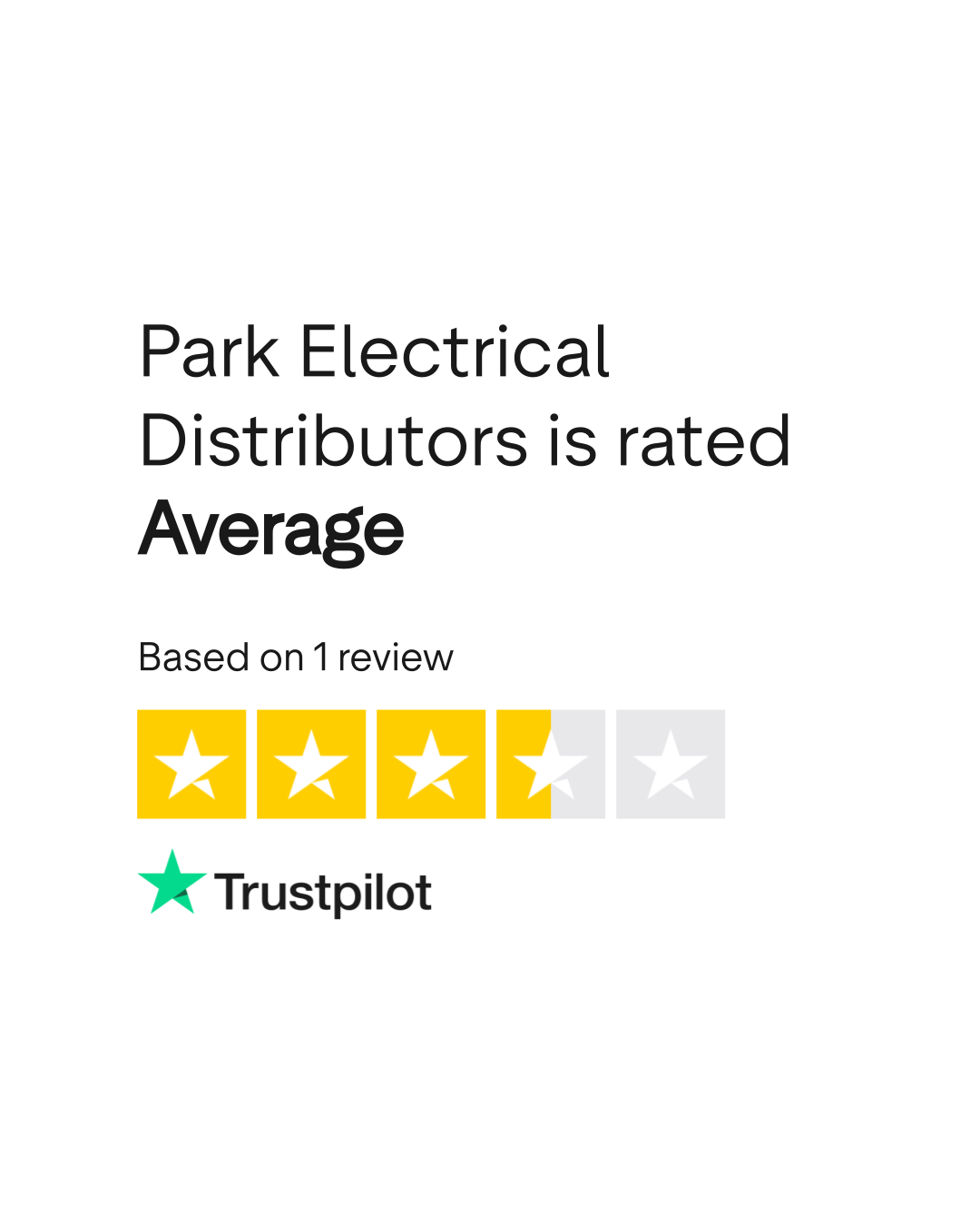 Park Electrical Distributors Reviews | Read Customer Service Reviews of ...
