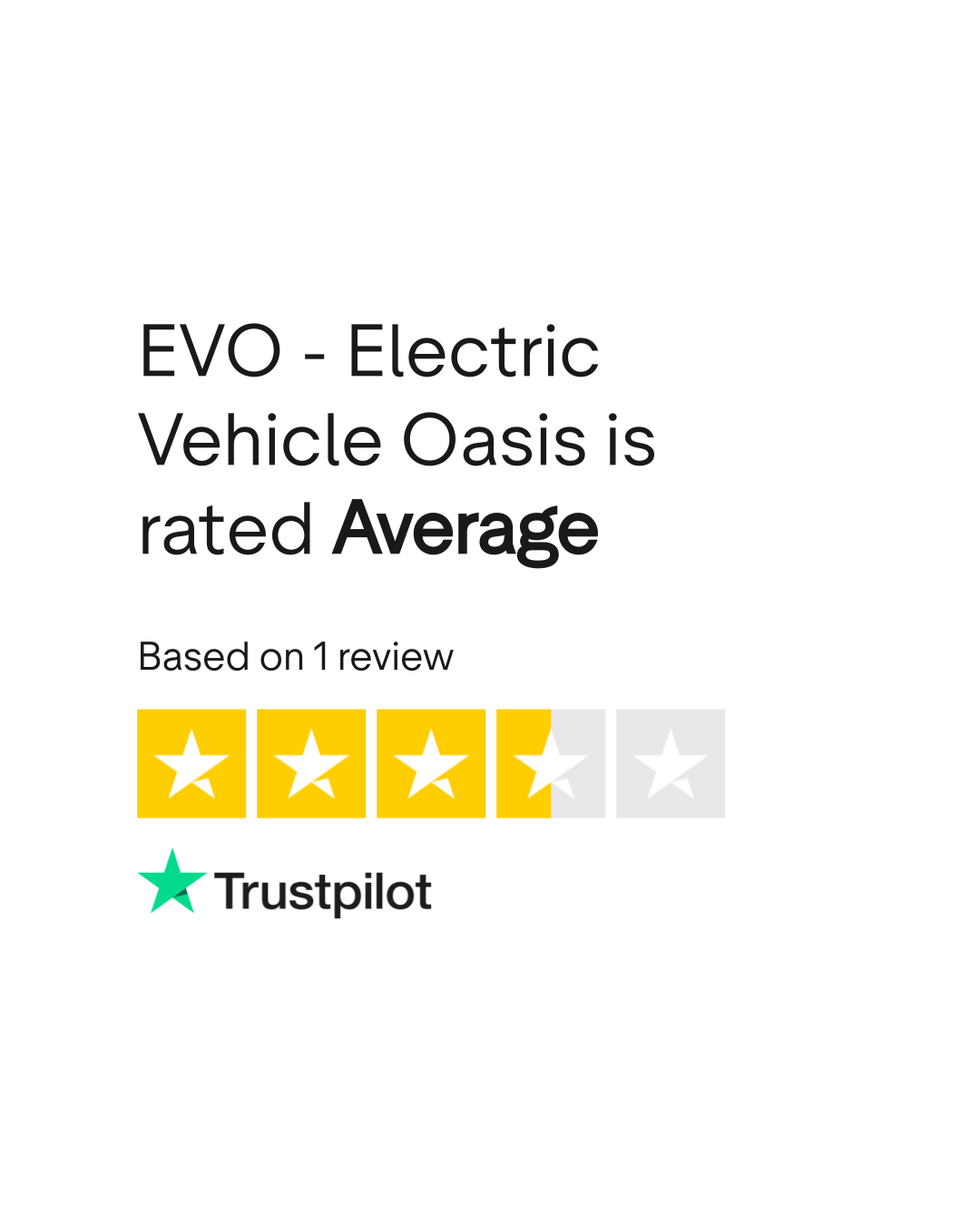 EVO - Electric Vehicle Oasis Reviews | Read Customer Service Reviews of ...
