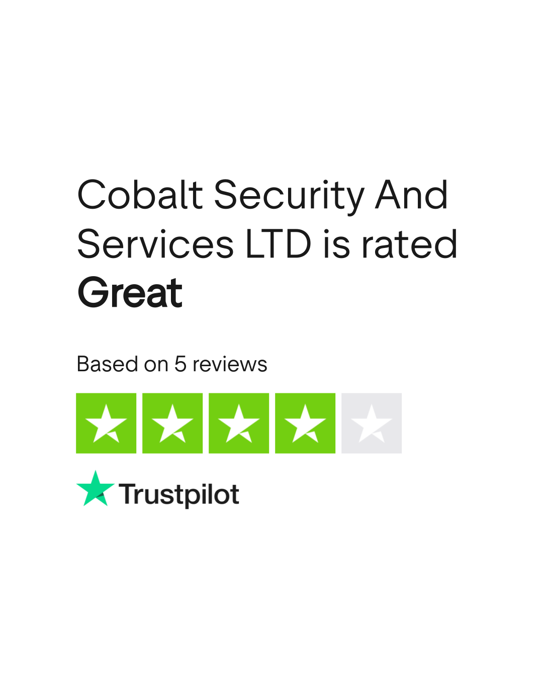 Cobalt Security And Services LTD Reviews | Read Customer Service Reviews of cobaltservices.co.uk
